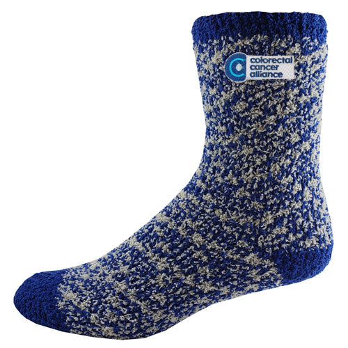 Blue Fuzzy Socks – The Alliance Shop